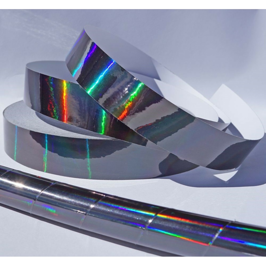 Holographic Tape Black Majick Rainbow - Hoop Tape Canada